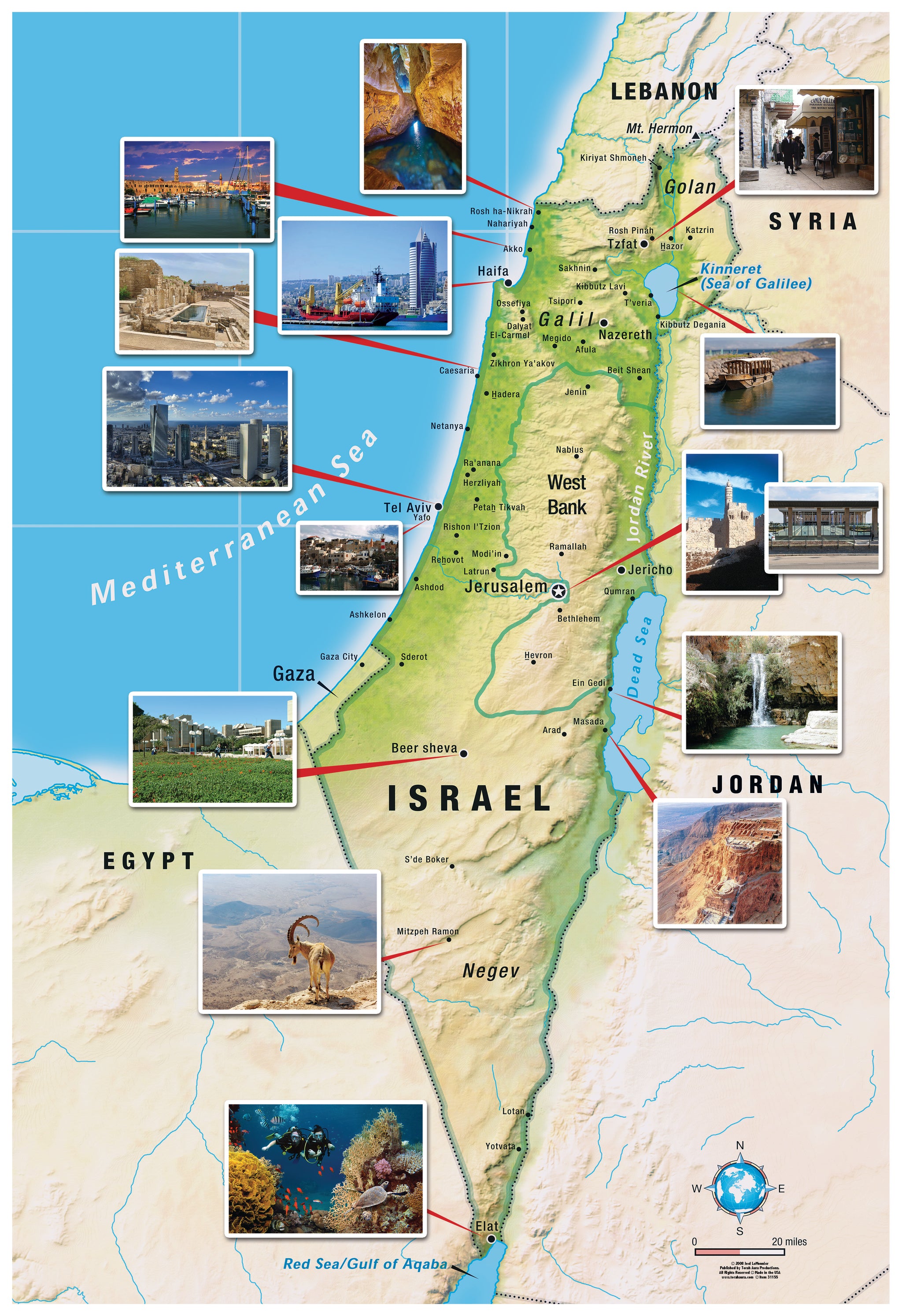 Israel Maps – Torah Aura Productions