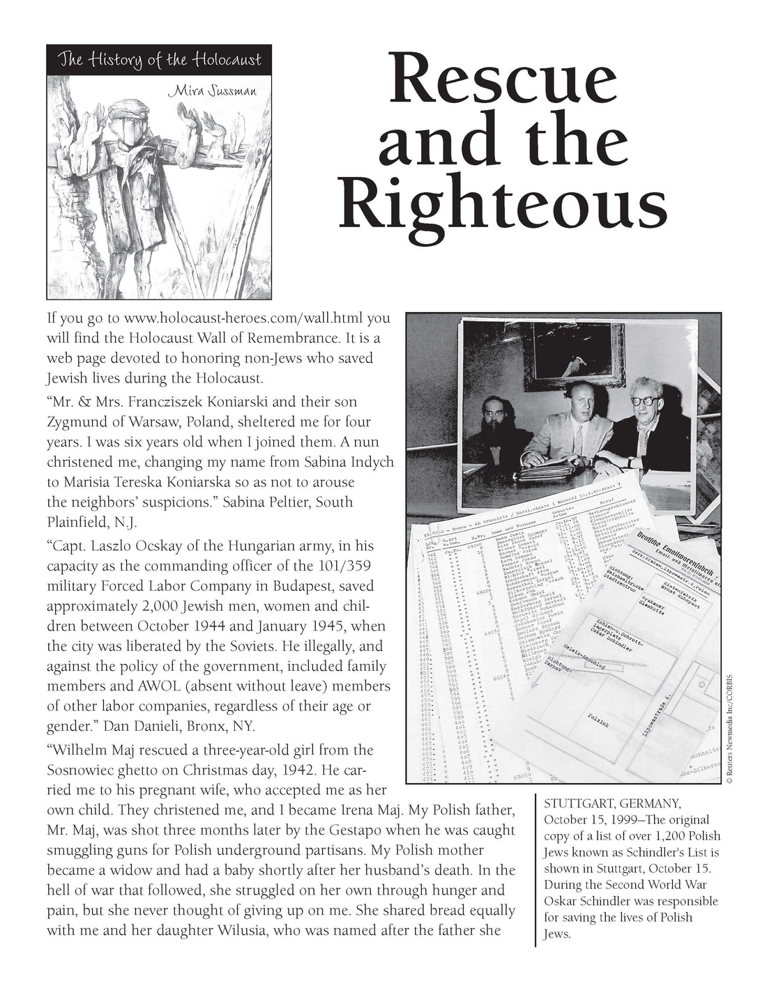History of the Holocaust: Rescue and the Righteous – Torah Aura Productions