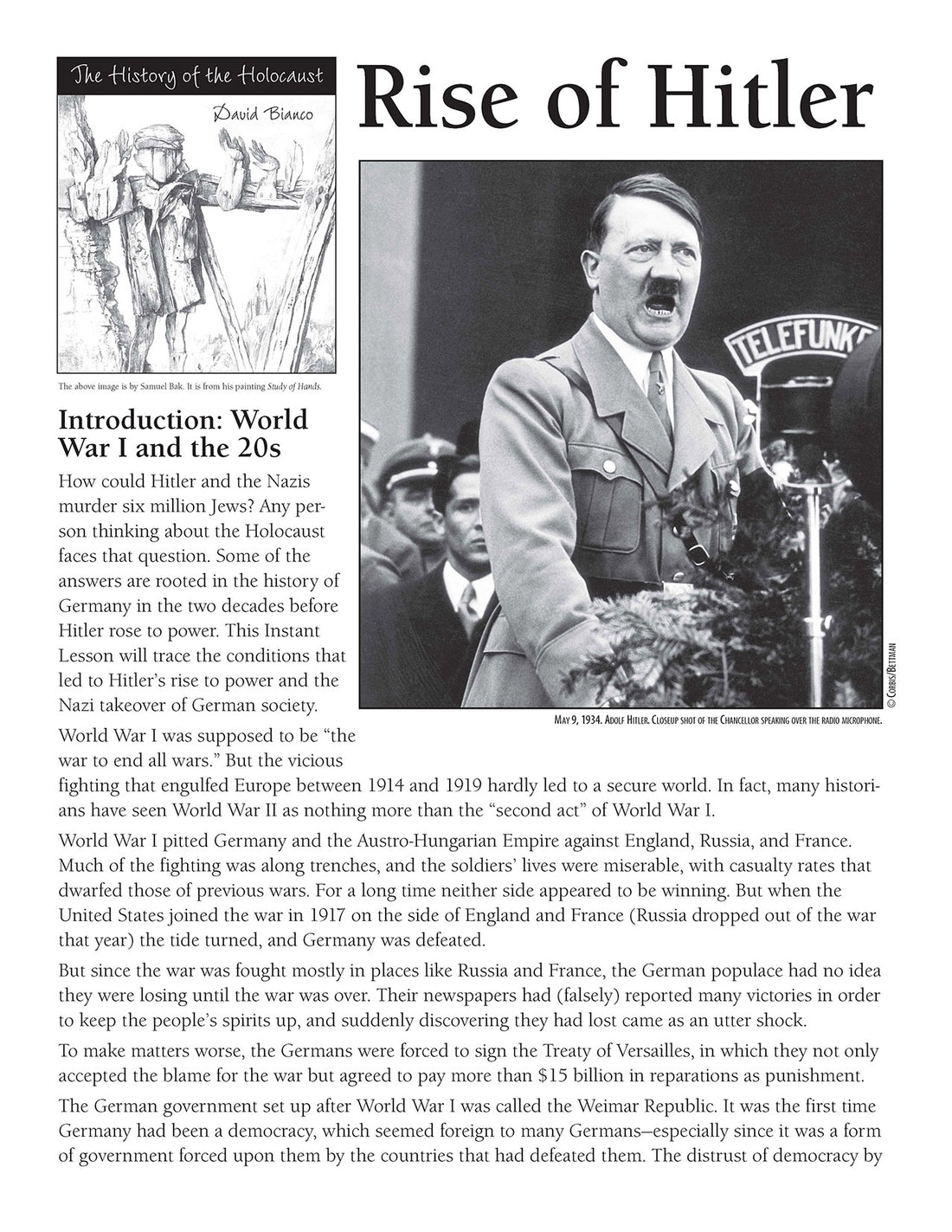 History of the Holocaust: Rise of Hitler – Torah Aura Productions