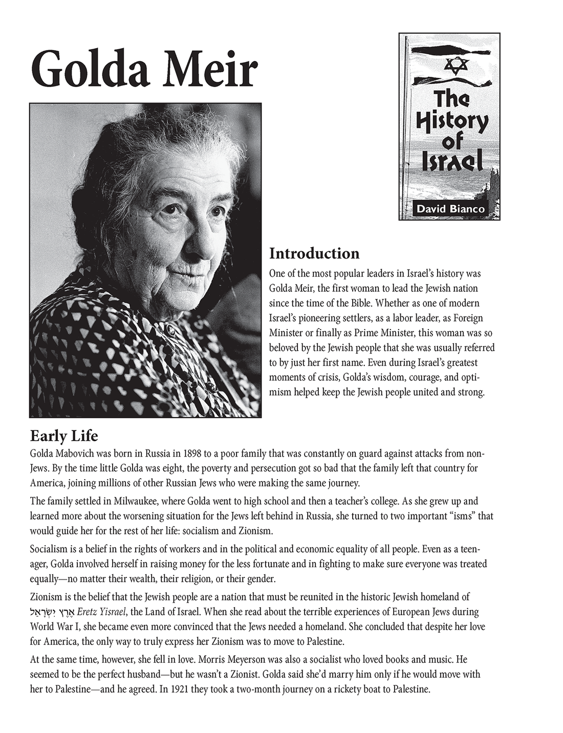 History of Israel: Golda Meir – Torah Aura Productions